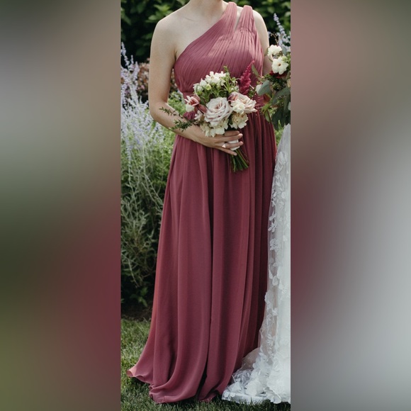 Azazie | Dresses | Azazie Molly Desert Rose Bridesmaid Dress | Poshmark